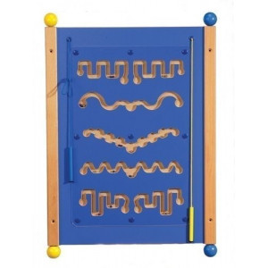 jeu mural en bois pour aménagement espace enfant