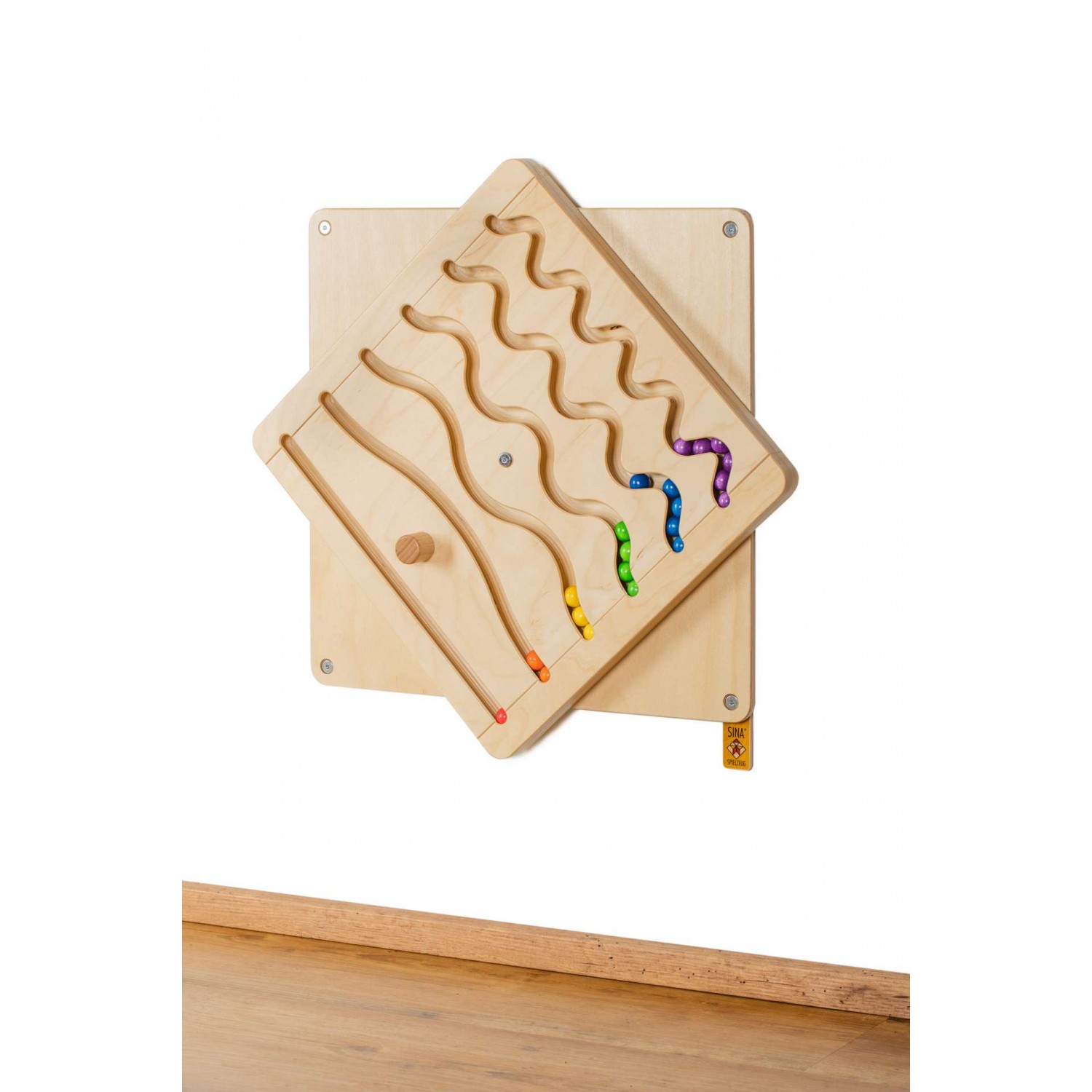 Jeu mural en bois - Installation espaces de jeux enfants