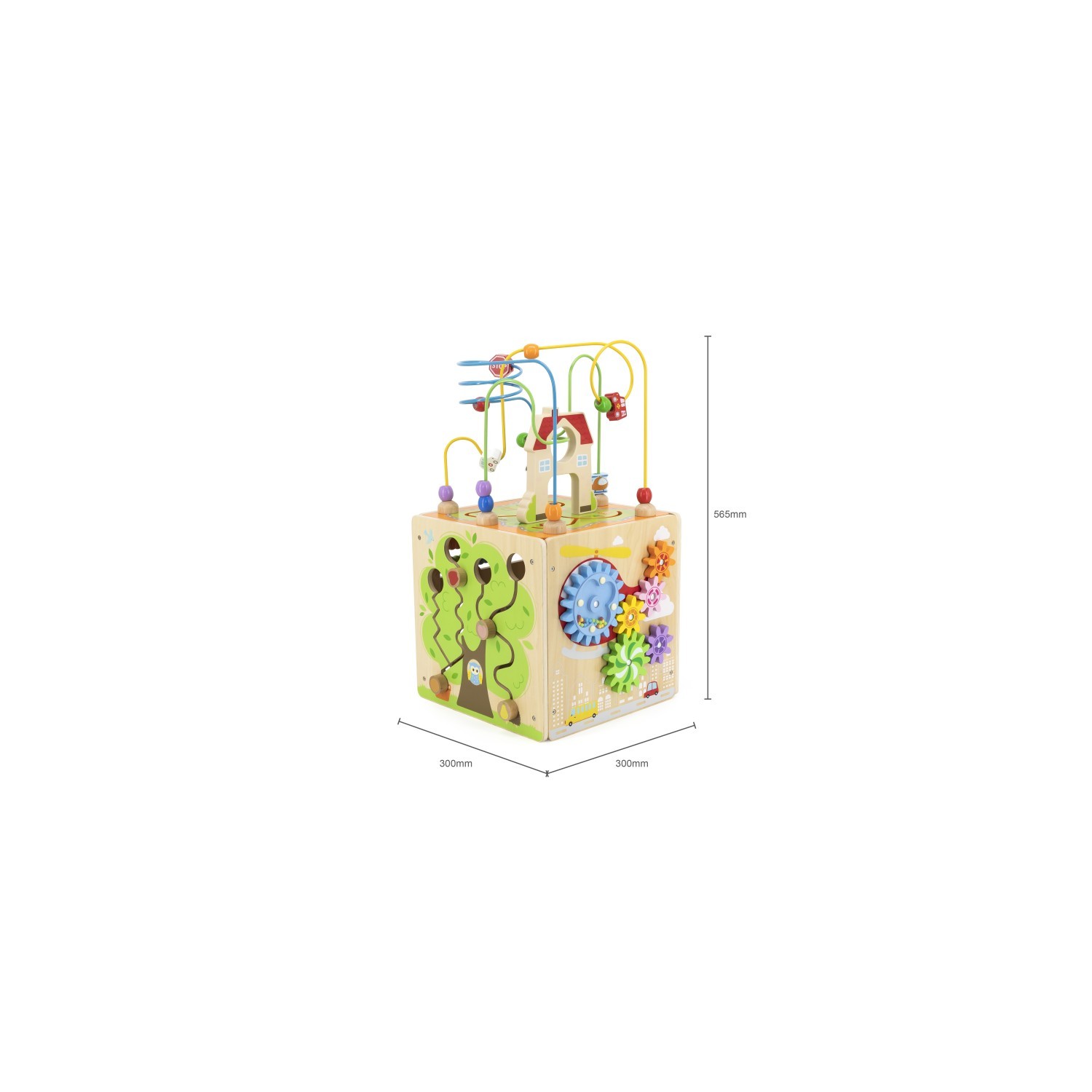 Grand cube multi-activités enfant - Aménagement salles d'attente médicales